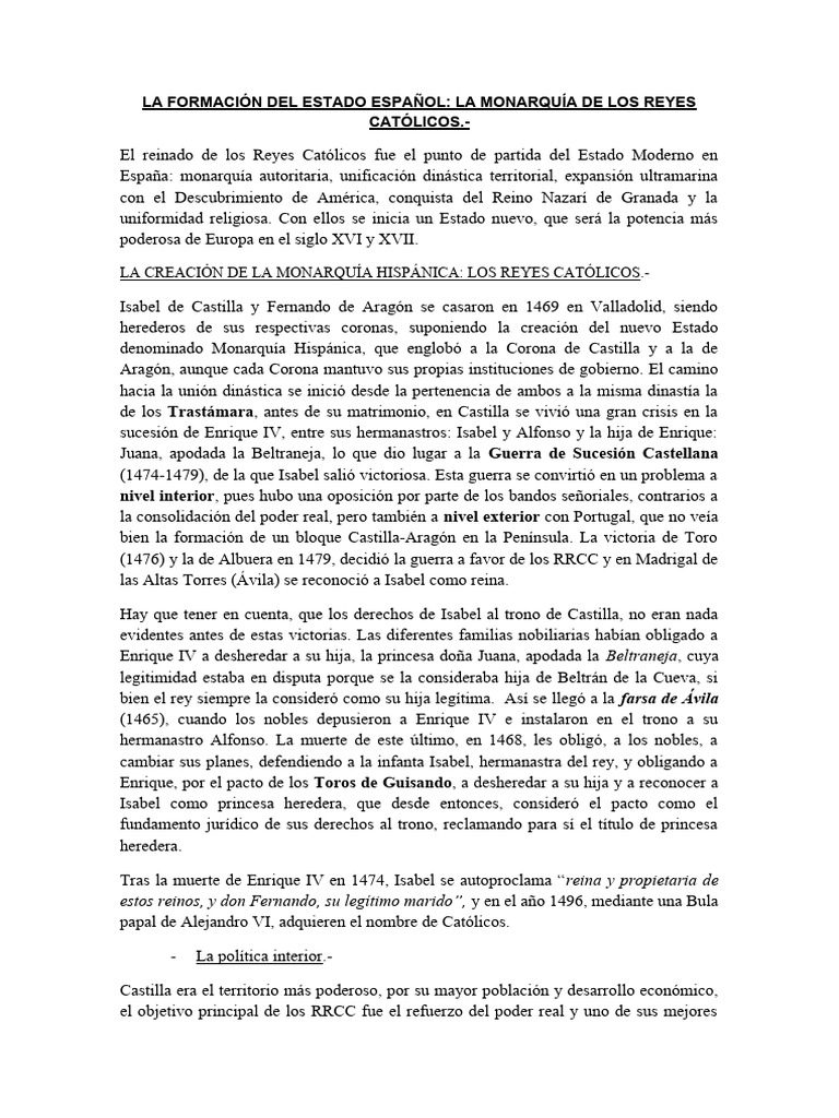 Los RRCC | PDF | Imperio español | España