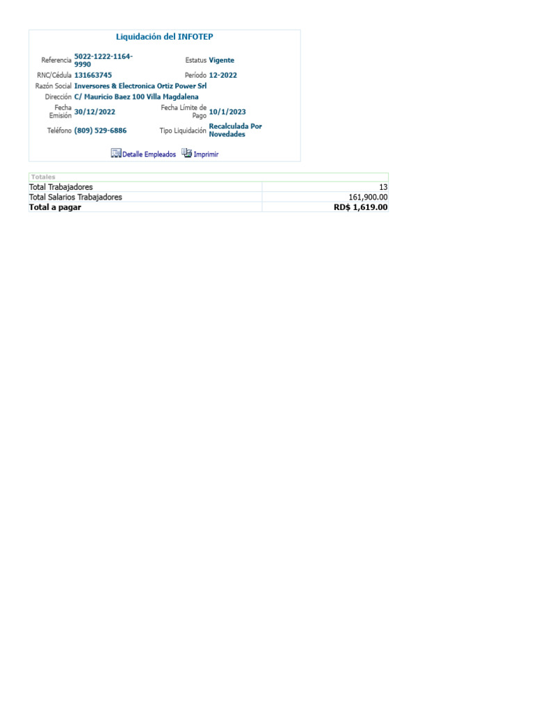 Infotep 202212 | PDF