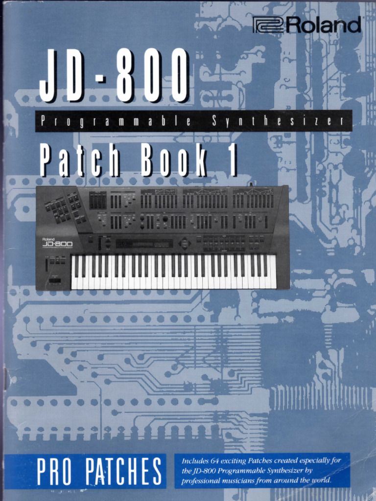 JD-800 Patch Book 1 | PDF