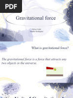 Gravitational Force SE - Key | PDF | Force | Gravity