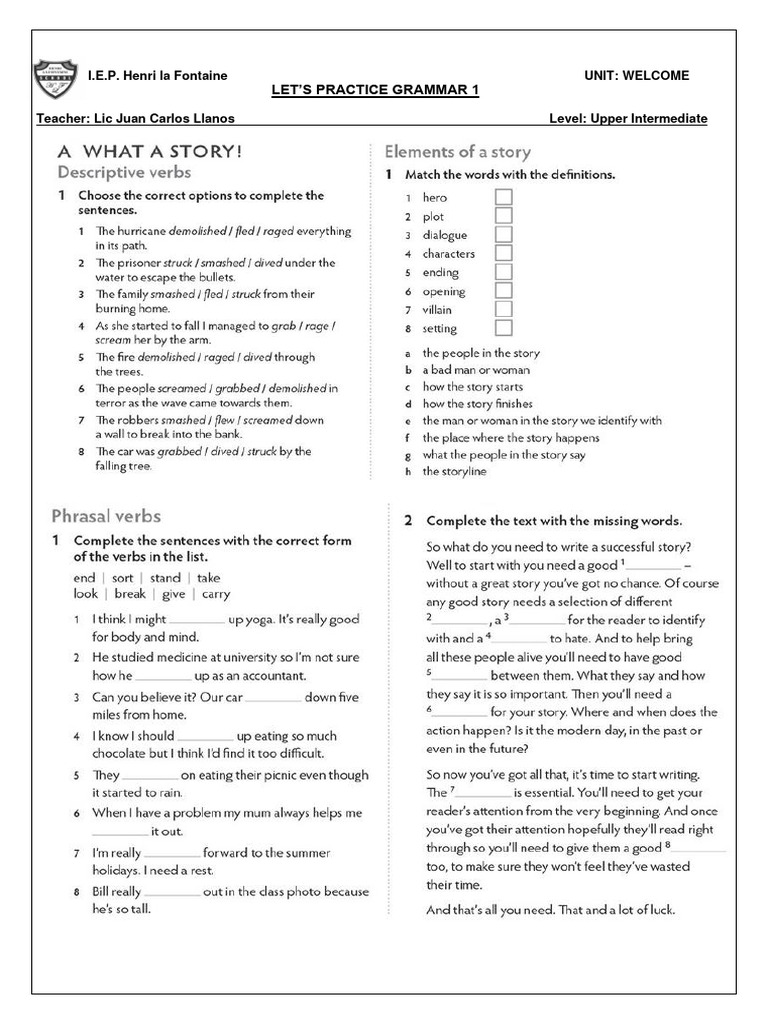 Ui Grammar 1 Week 1 | PDF