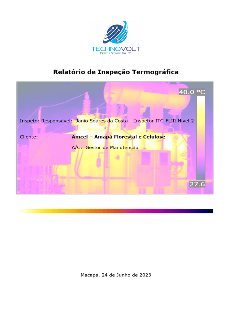 23.06.01 - Amcel - Relat. Insp - Termog - Fabrica STN (Full) | PDF