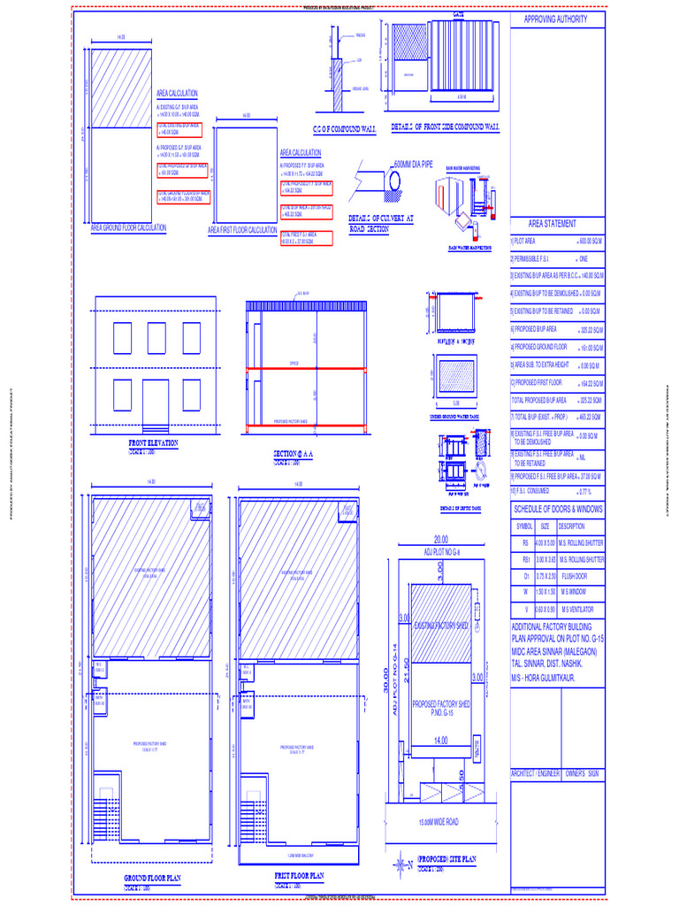 G15 APPROVAL DRAWING-Model | PDF