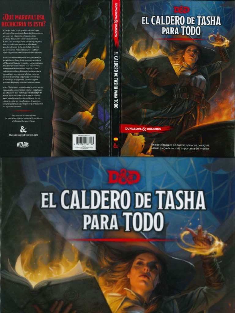 D&D5e Reglas Expansion - El Caldero de Tasha para Todo (TCoE) (Edge) Sin Protec | PDF