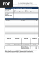 Contoh Form Retur Barang | PDF