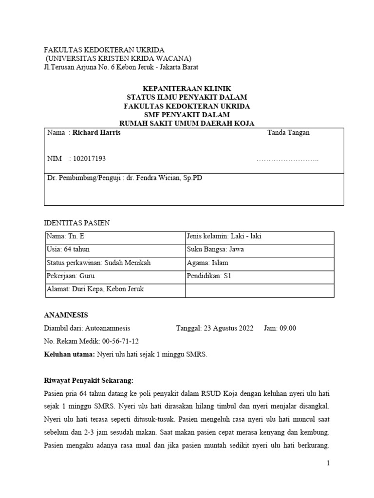 Status IPD - Gugug | PDF