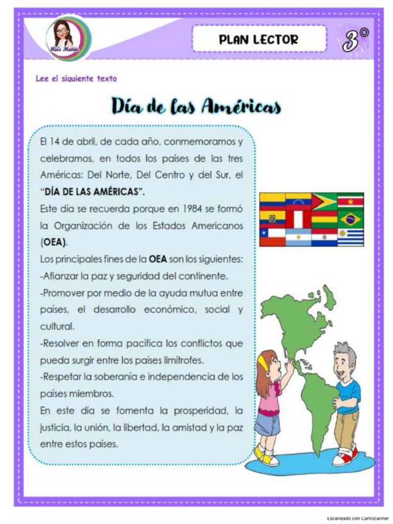 3° Plan Lector Dia Delas Americas | PDF