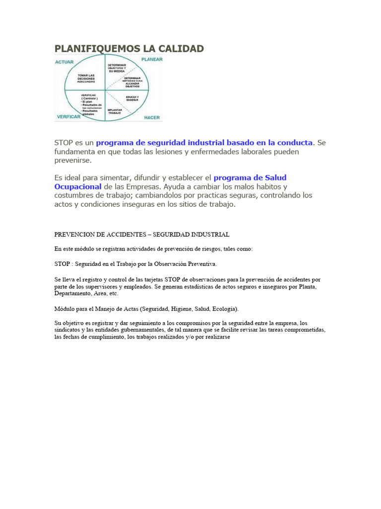 Sistema STOP | PDF | Negocios