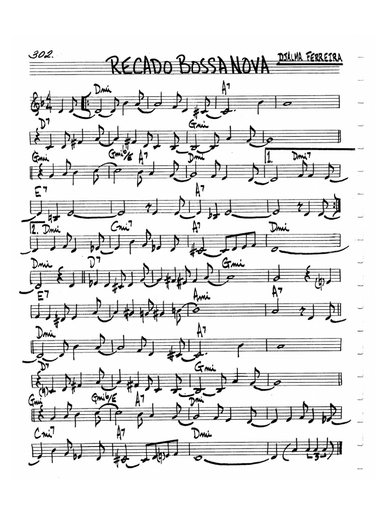 Recado Bossa Nova | PDF