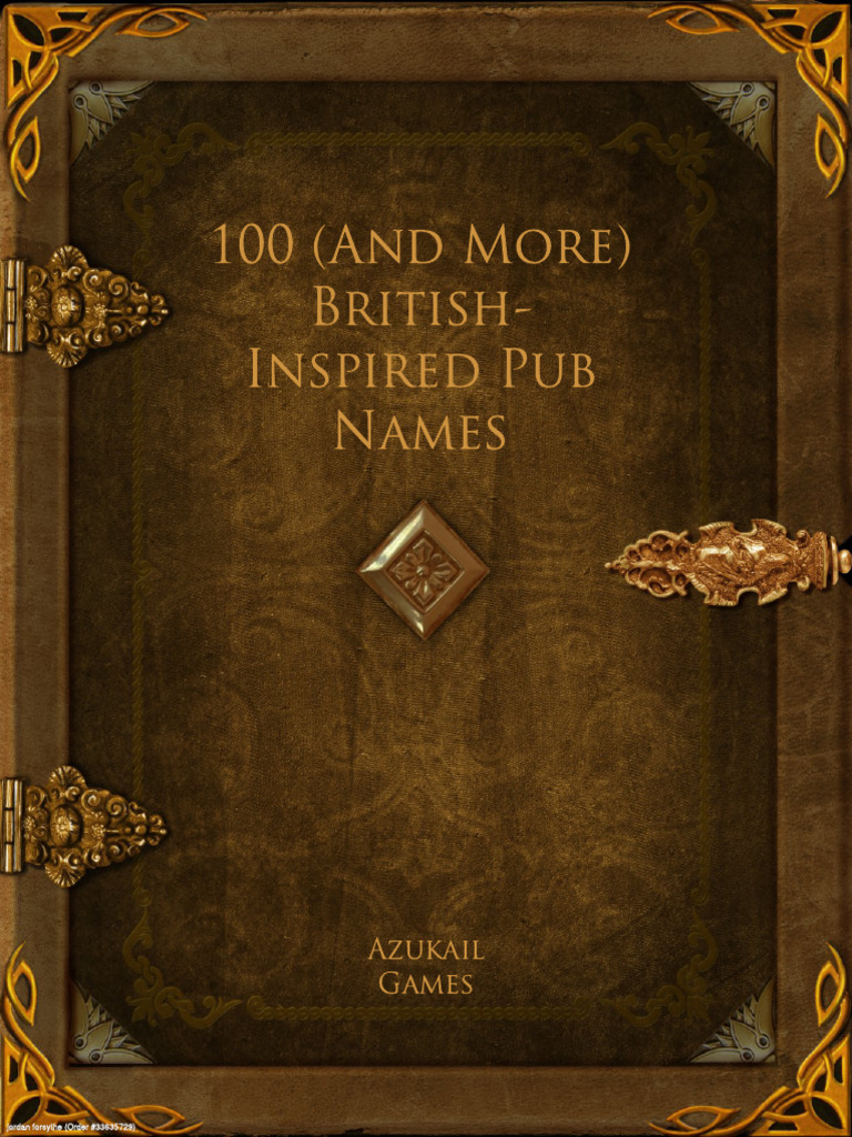 100 (And More) British Inspired Pub Names | PDF