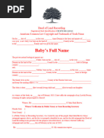 AFFIDAVIT OF OWNERSHIP OF COLB Template | PDF | Affidavit | Trust Law