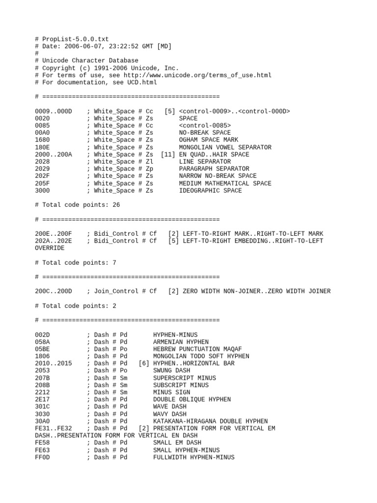 Prop List | PDF | Quotation Mark | Bracket