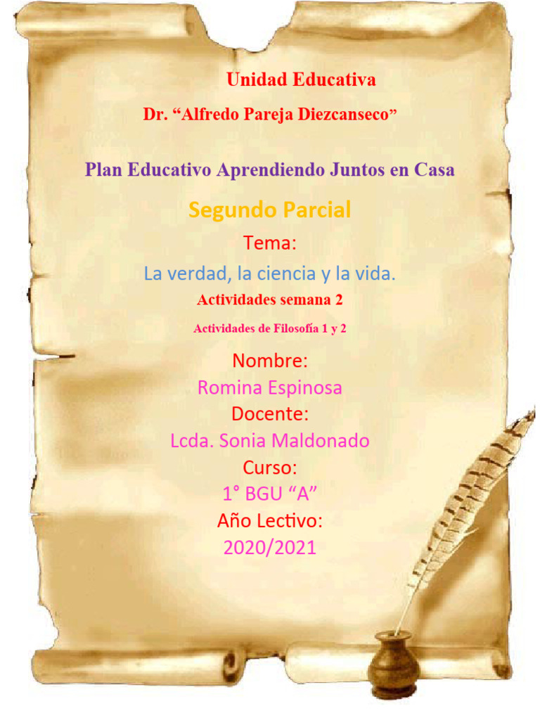 Filosofía: La Verdad y sus Perspectivas | PDF | Filosofía