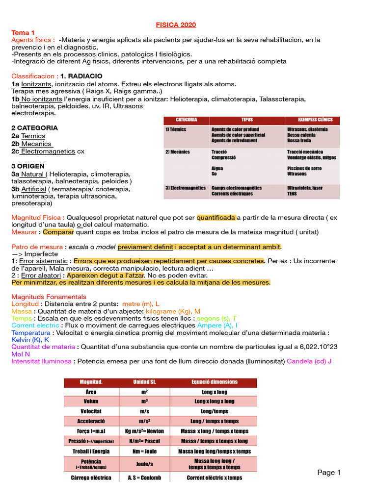 Fisica Curso 2019 Darele | PDF
