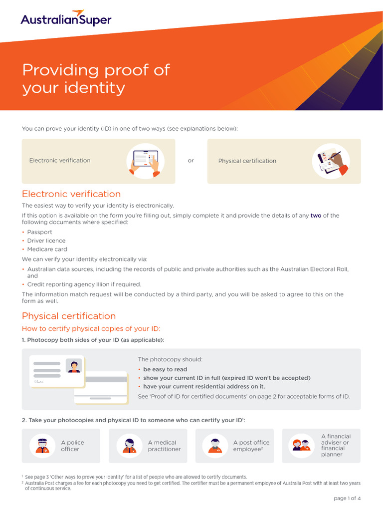 A Guide To Providing Proof of Your Identity | PDF | Law