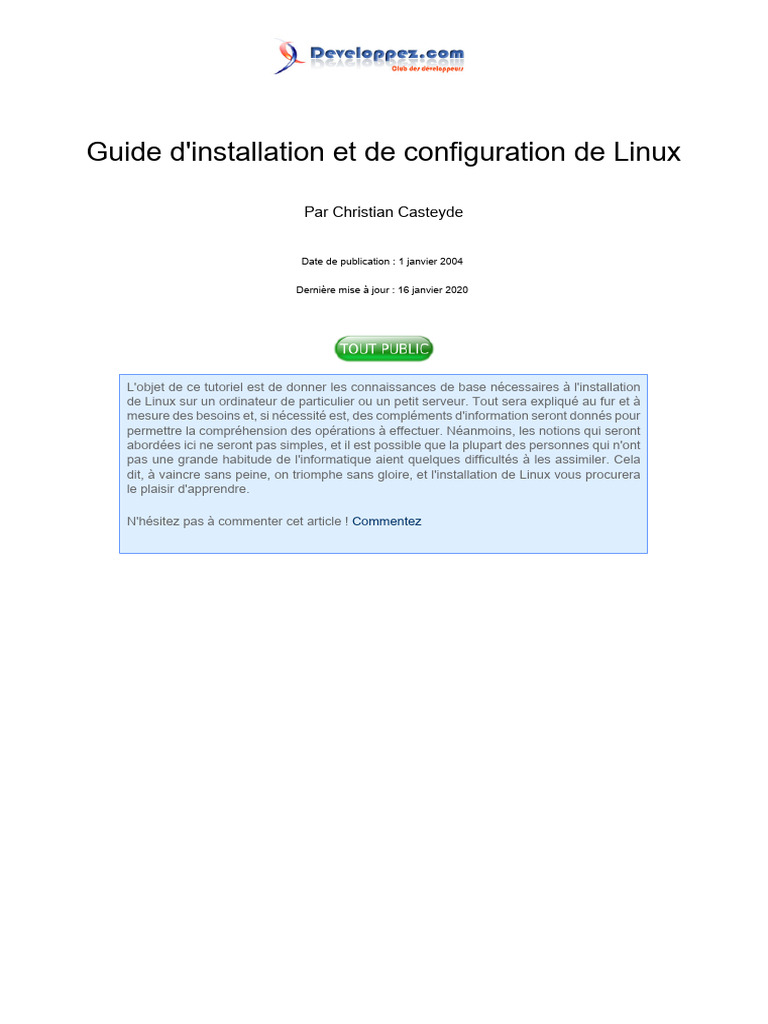 Guide Linux | PDF