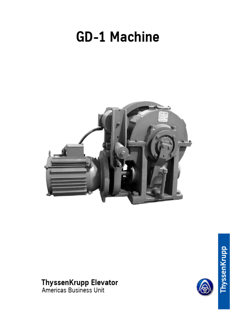 GD-1 Machine - G | PDF | Fuse (Electrical) | Elevator