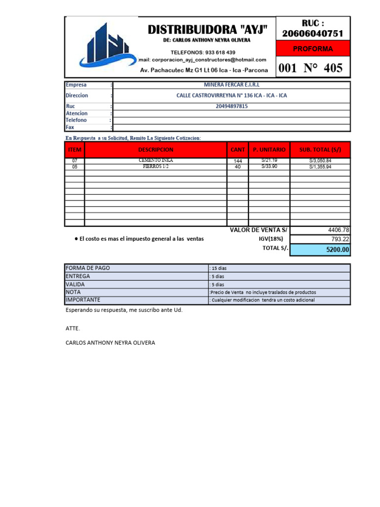 Modelo E001-405 | PDF