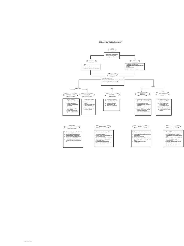 TBC Accountability Chart | PDF | Business | Economies