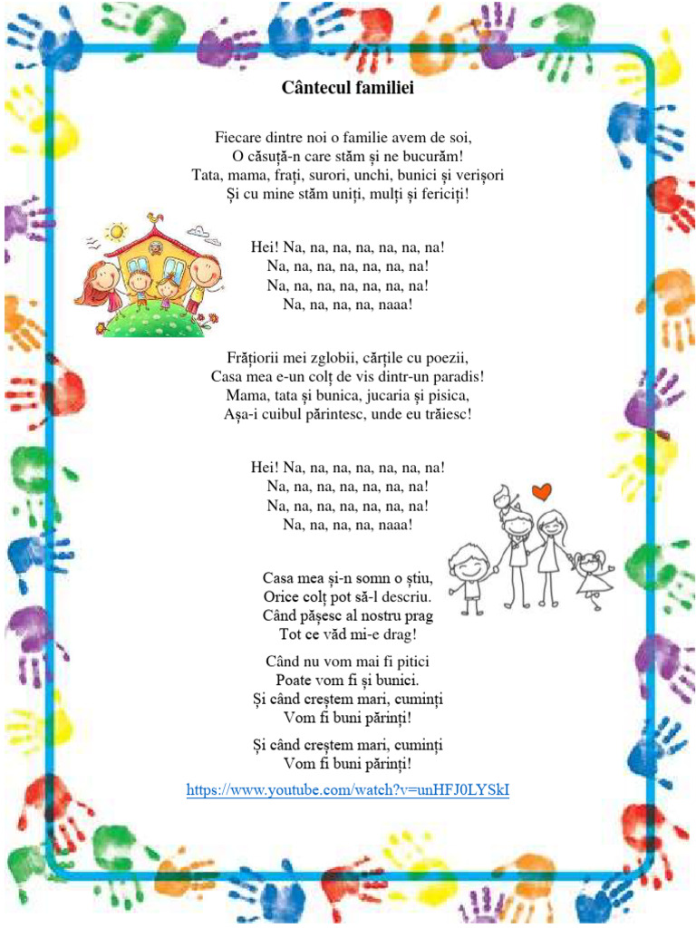 Cântecul Familiei - Versuri | PDF