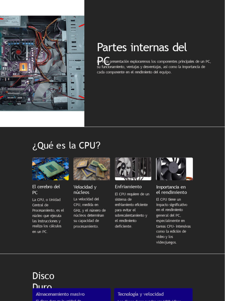 Partes Internas Del PC | PDF