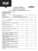 UPDATED Annex B. NSED Monitoring Reporting Template V 2025 | PDF ...