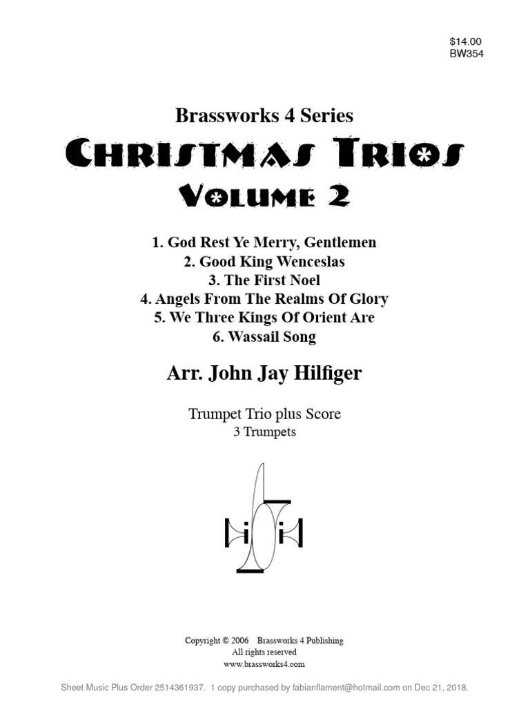 Christmas Trios Vol 2 | Download Free PDF | Christmas
