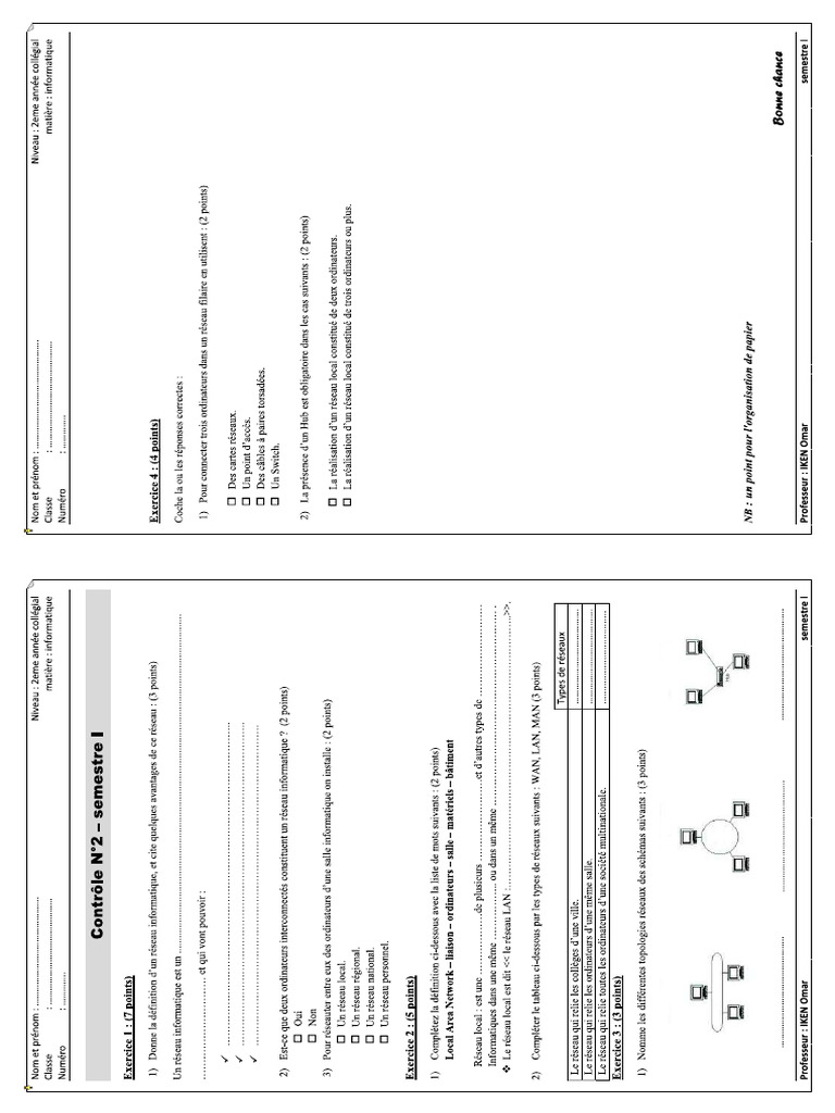 Controle 2 2APIC | PDF