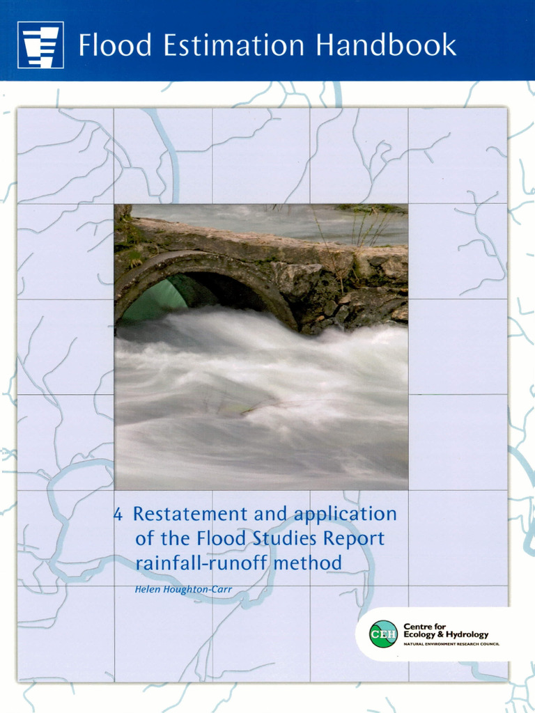 Flood Estimation Handbook 4 Restatement and Application of The Flood Studies Report Rainfall ...
