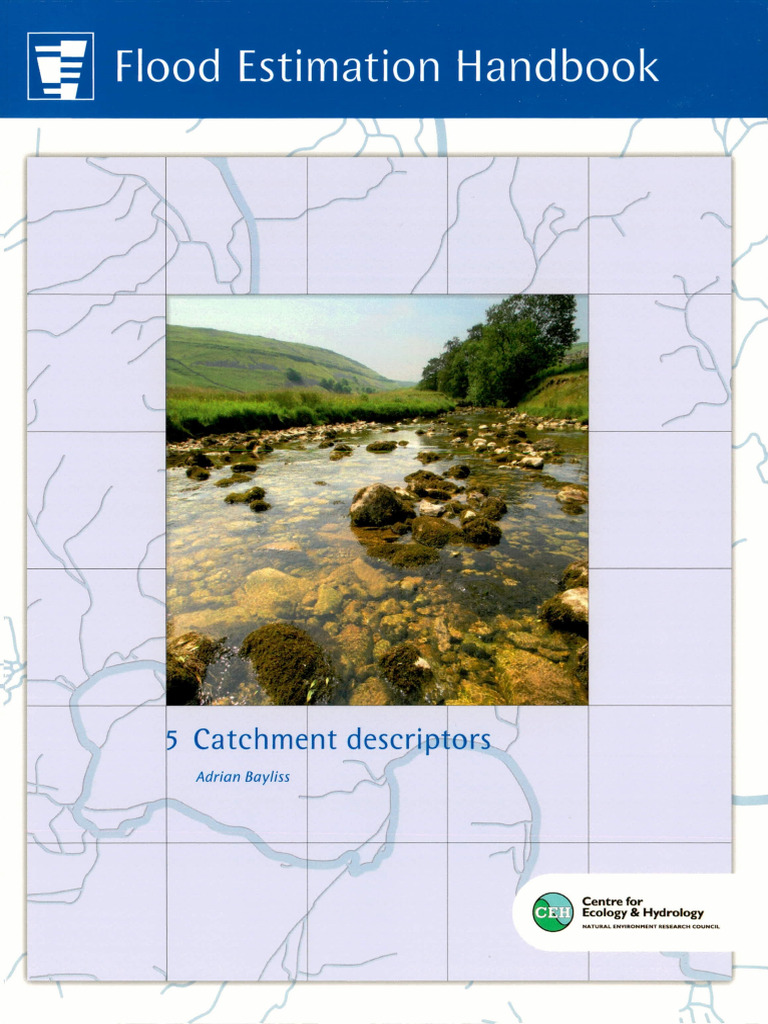 Flood Estimation Handbook 5 Catchment Descriptors Adrian Bayliss Pdf