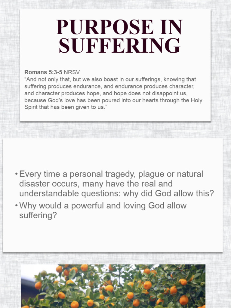 148 Purpose in Suffering (June 29) | PDF