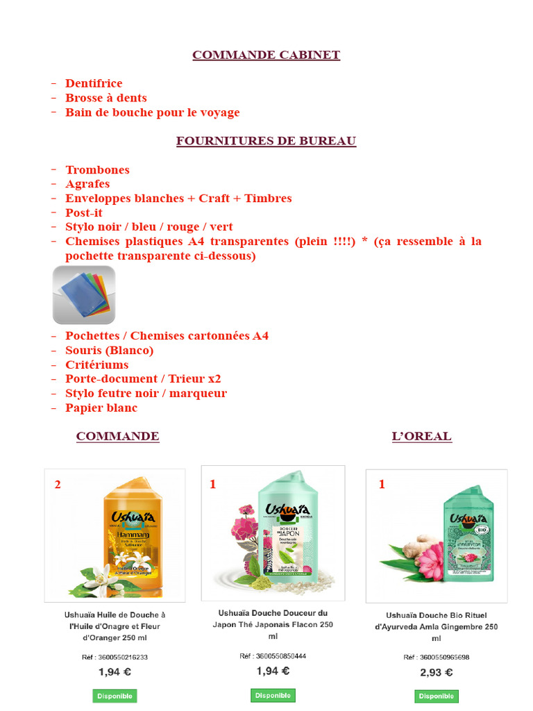 Commande PDF | PDF