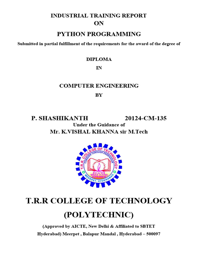 Shashikanth Project Documentation | PDF
