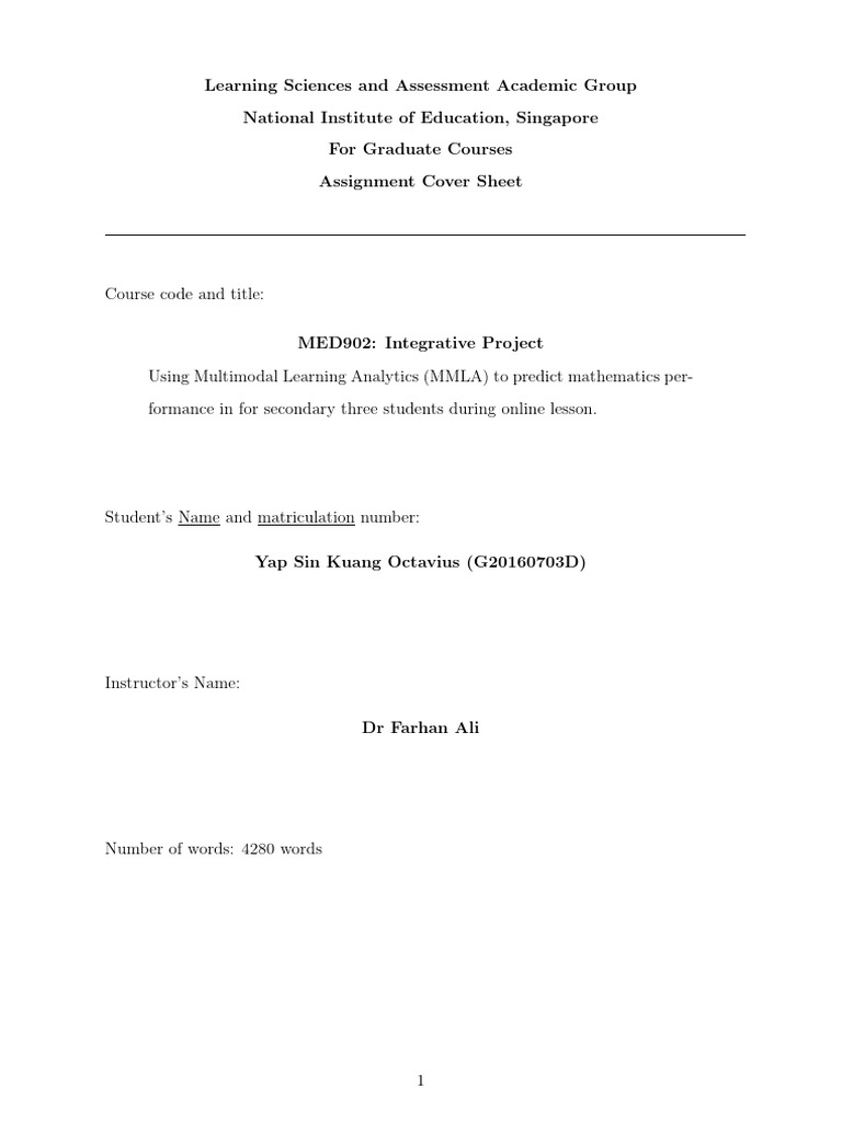 Using Multimodal Learning Analytics (MMLA) to predict mathematics performance in for secondary ...