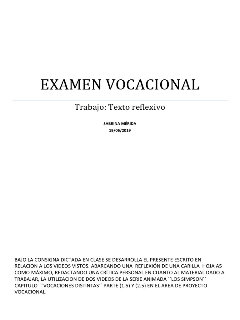 Trabajo Proyecto V | PDF