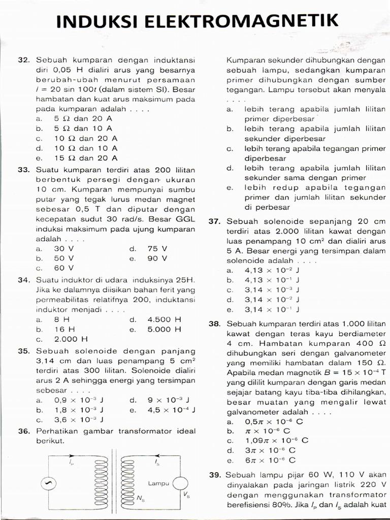 Induksi Elektromagnetik | PDF