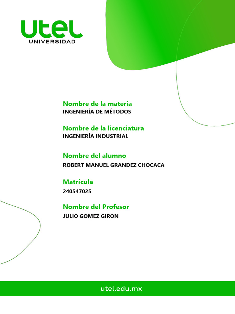 Ingenieria Metodos Semana 07 | PDF | Business | Motivación Ingenieria Metodos Semana 07 | PDF | Business | Motivación