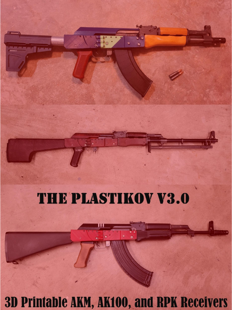Plastikov AKM Build Guide | PDF | Screw | Nut (Hardware)