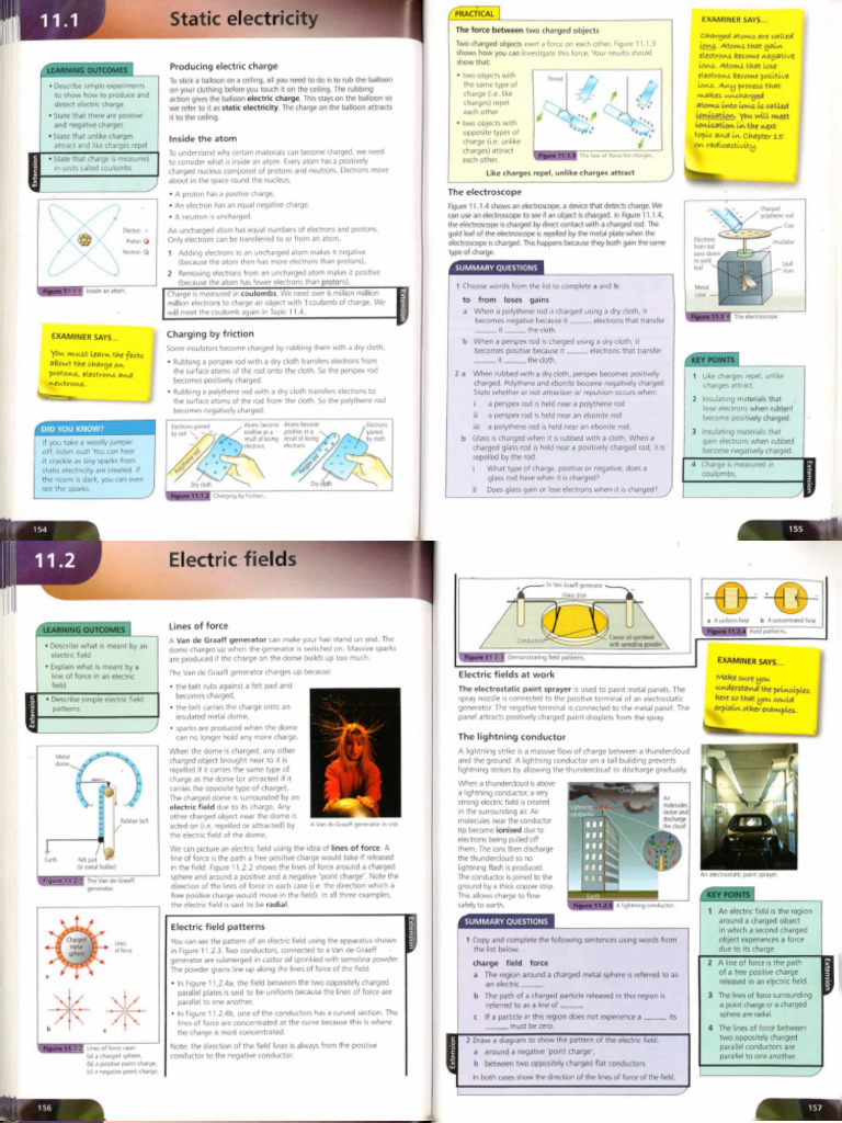 12 - Electric Charge - Textbook | PDF