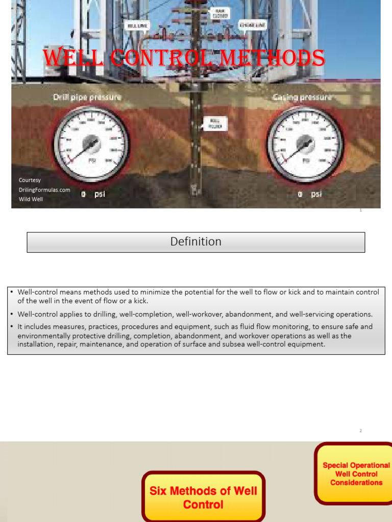 Well Control Method 1670242635 | PDF