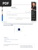 LETRS Unit 2 Final Assessment Results | PDF | Phoneme | Syllable