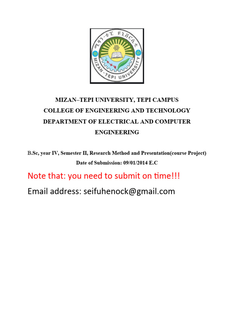 Project Proposal Report Guidelines | PDF