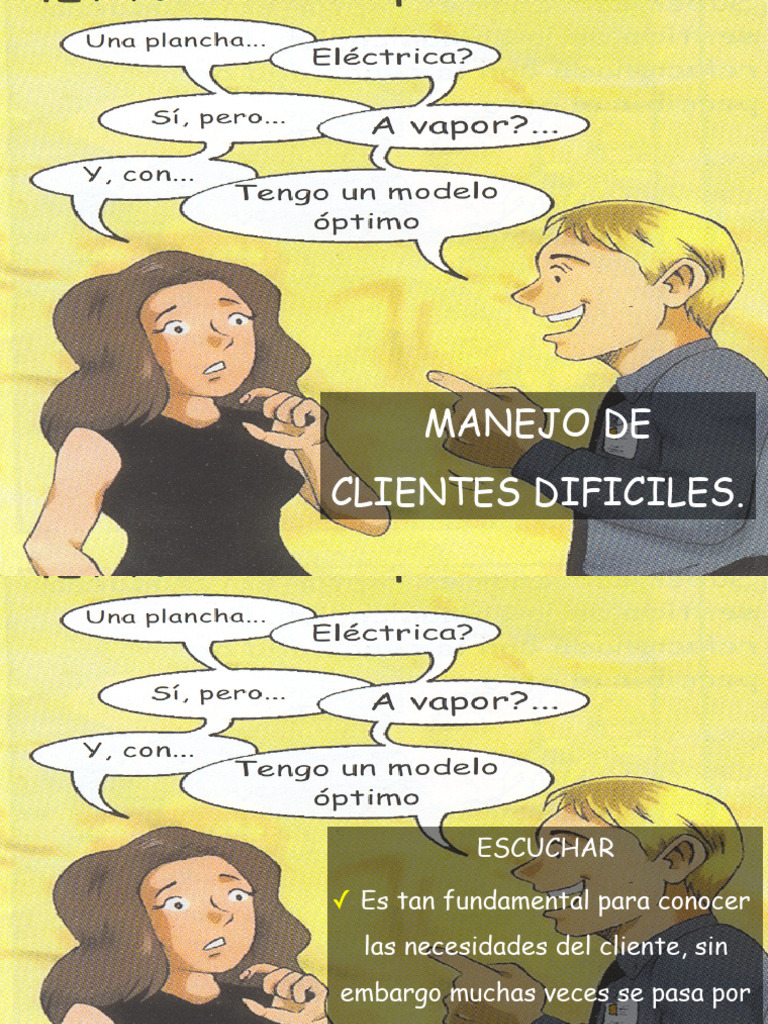 Manejo De Clientes Dificiles Pdf