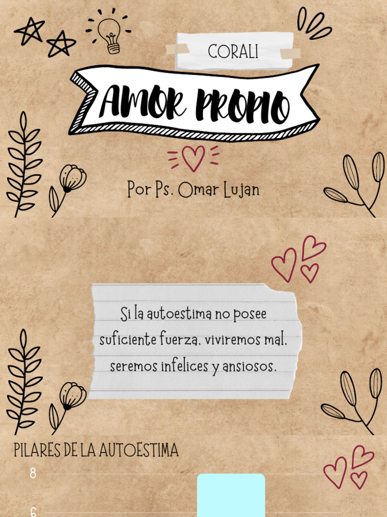 Amor Propio | PDF | Relaciones personales, crianza y desarrollo personal