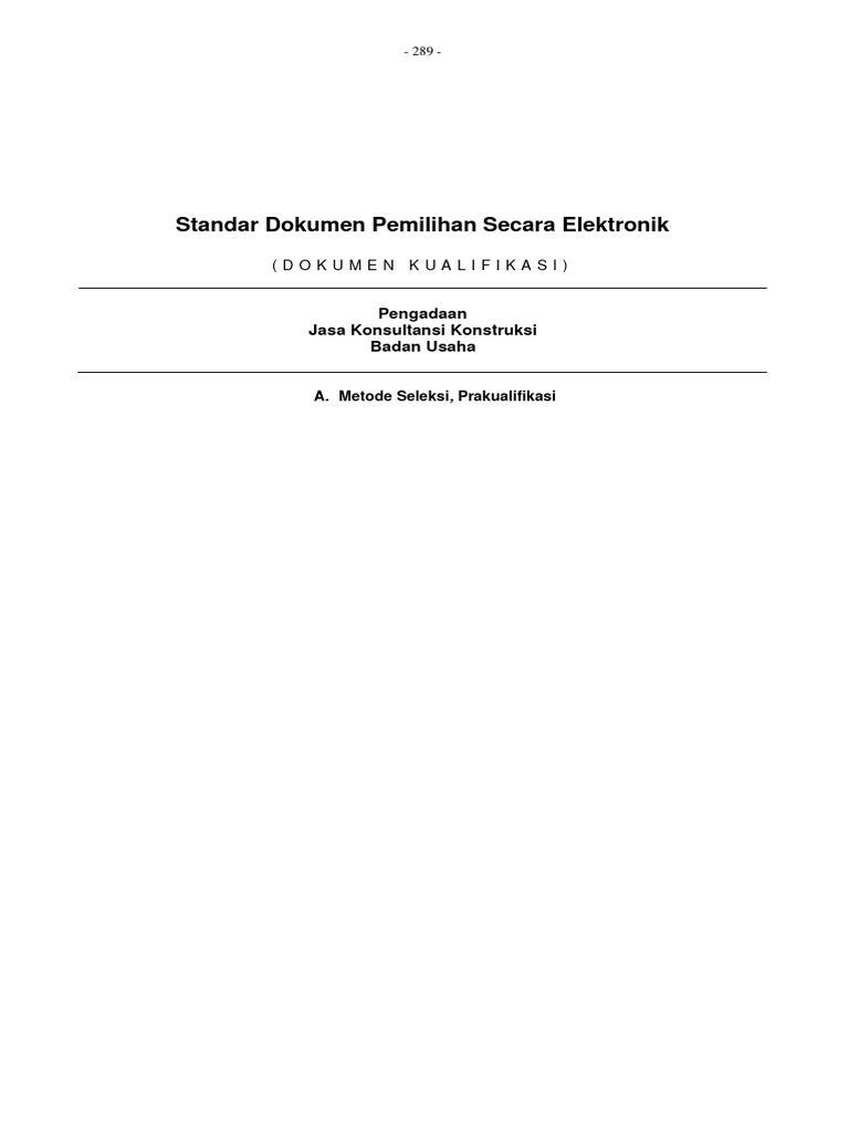 Dok Kualifikasi - Masterplan Dan DED RS | PDF