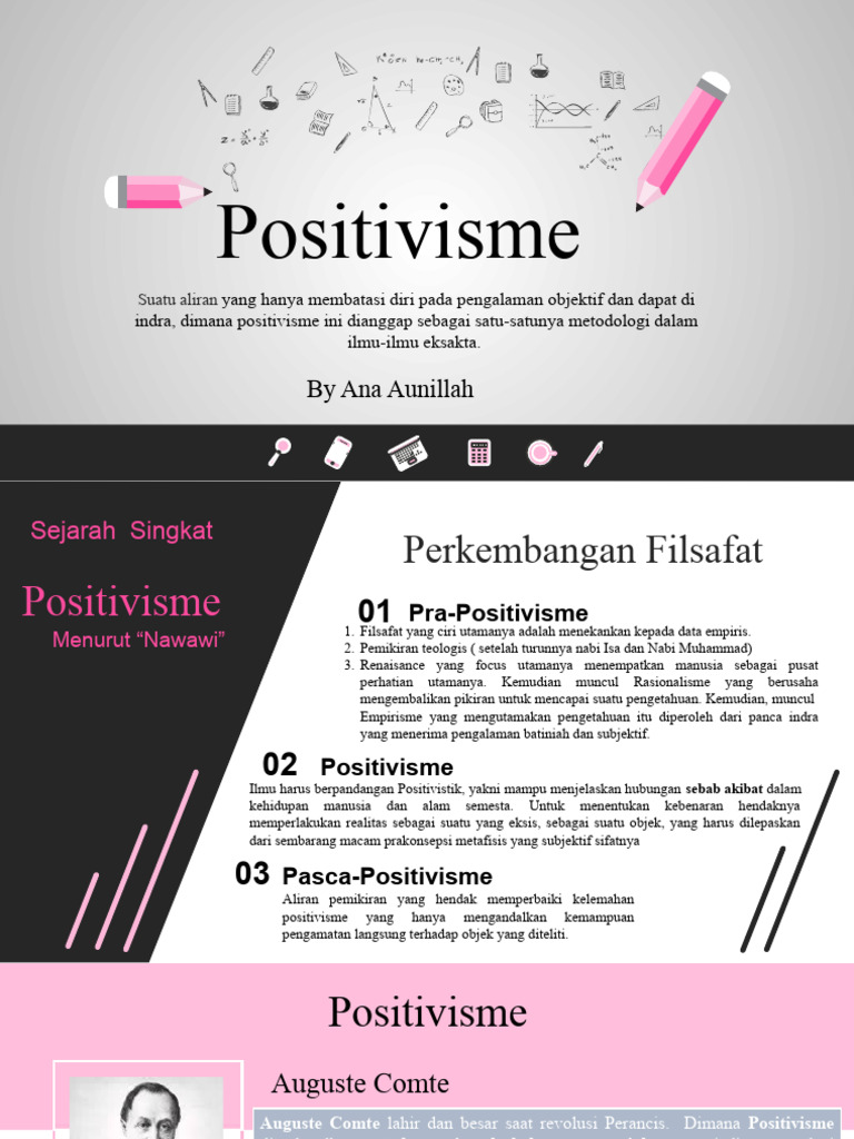 Positivisme Auguste Comte | PDF