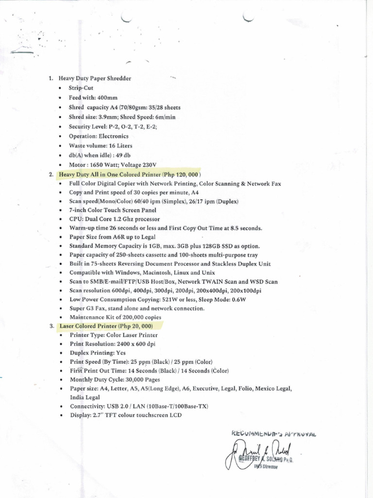 Specifications | PDF