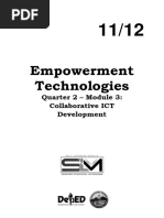 Empowerment Technologies: Quarter 1 - Module 1: Information and Communication Technology | PDF ...
