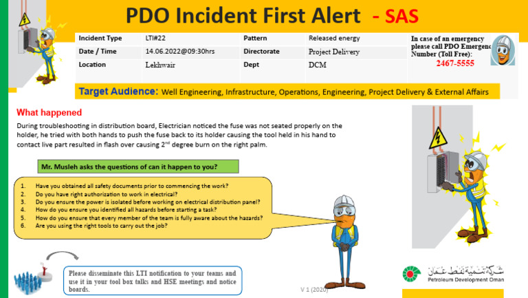 LTI-22 1st Alert - Burn Injury - SAS-En | PDF