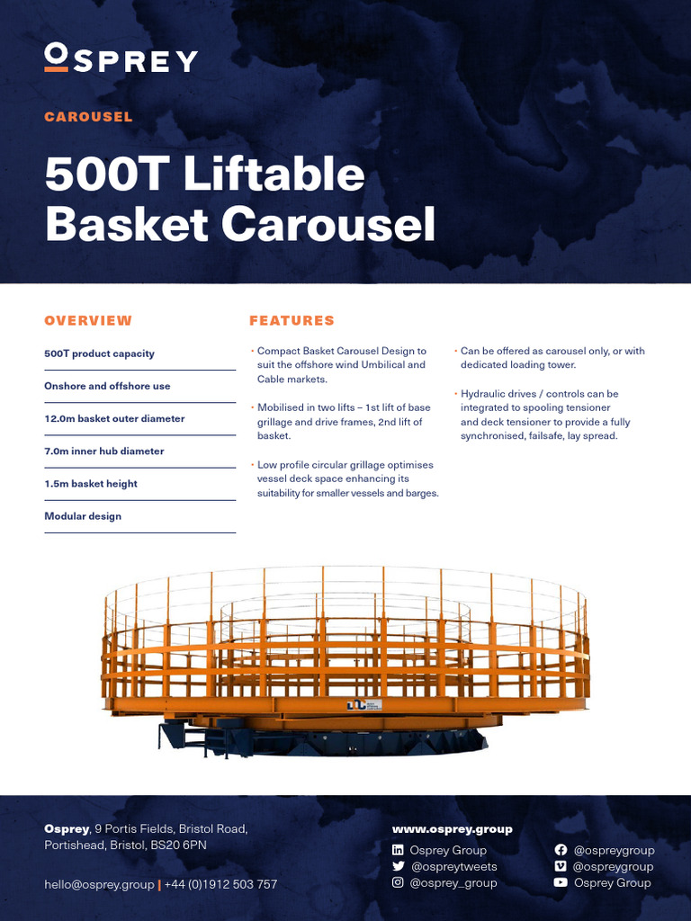 Osprey 500t Basket Carousel Dec 21 | PDF | Transport | Vehicles